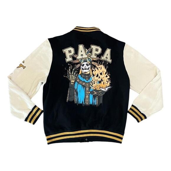 Ghost | Jackets & Coats | Ghost Logos Varsity Jacket Hot Topic Papa ...